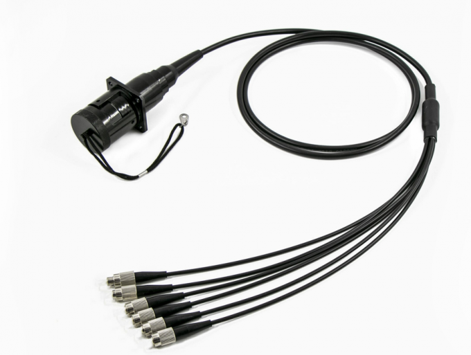 Outdoor Tactical Fiber Optic Cable Assembly With Military Tactical ...
