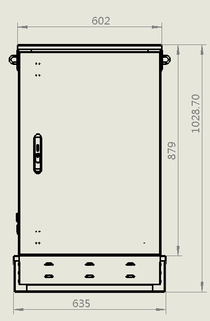 432 Core Street Pre-Assigned Fiber Distribution Cabinet