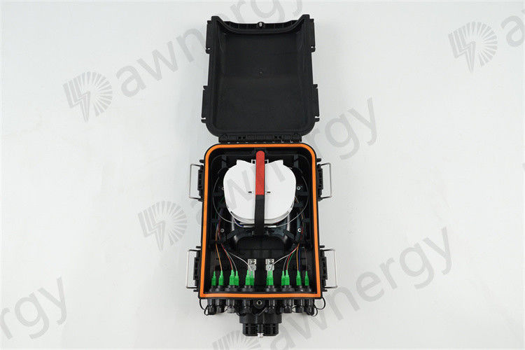 16 Core Fiber Optic Distribution Box With 1 X 8 / 1 X 16 PLC Splitter