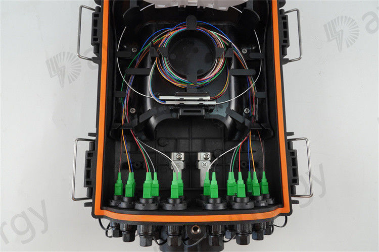 16 Core Fiber Optic Distribution Box With 1 X 8 / 1 X 16 PLC Splitter