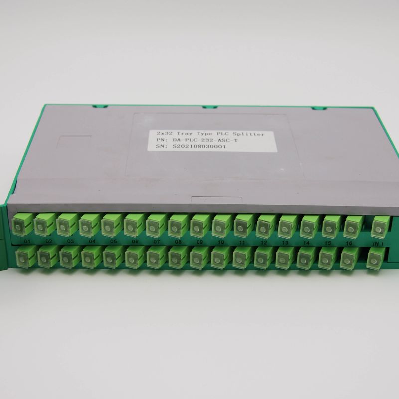 1XN 2XN Tray Type Fiber Optical PLC Splitter fiber optic splitter