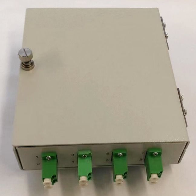 Indoor Wall Mounted Fiber Optic Distribution Box for 8F Duplex LC FTTX ...