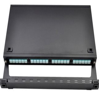 1U MPO/MTP Rack Mount Distribution Box, Max 288 Cores, Cold Rolling Steel