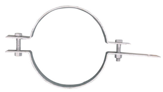 Fiber Optic Cable Fittings Single Suspension Type Pole Clamp