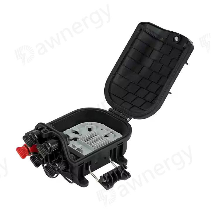 IP68 Waterproof Fiber Splice Box With 12 Fusion Capacity For Wall ...