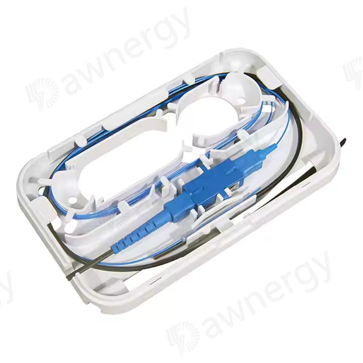 1 Core FTTH Fiber Optic GYXTW Cable Terminal Box Indoor Wall Mount ...