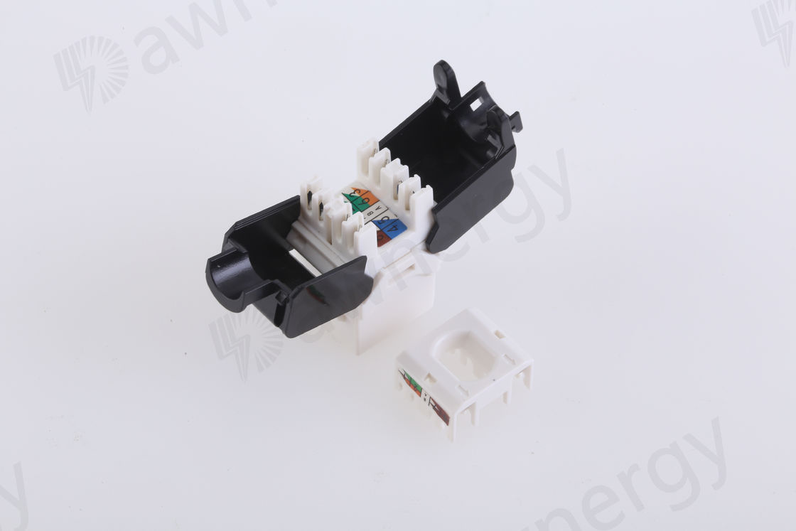 Punch down coupler Gcabling Network Module Cat6 Cat6a RJ45 UTP 8P8C 180 Degree toolless Keystone ...