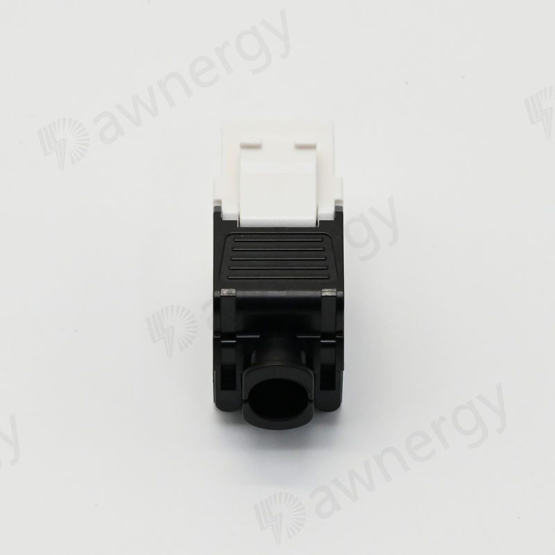 Rj45 Panel Mount Keystone Jack 180 Degree Toolless Connector Female ...