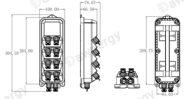 IP68 Fiber Optic Termination Boxes In Black Ultimate Solution For Network Requirements