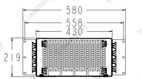 Upgrade to DA-ODFU 144F Fiber Optic Distribution Frame Unit for ...
