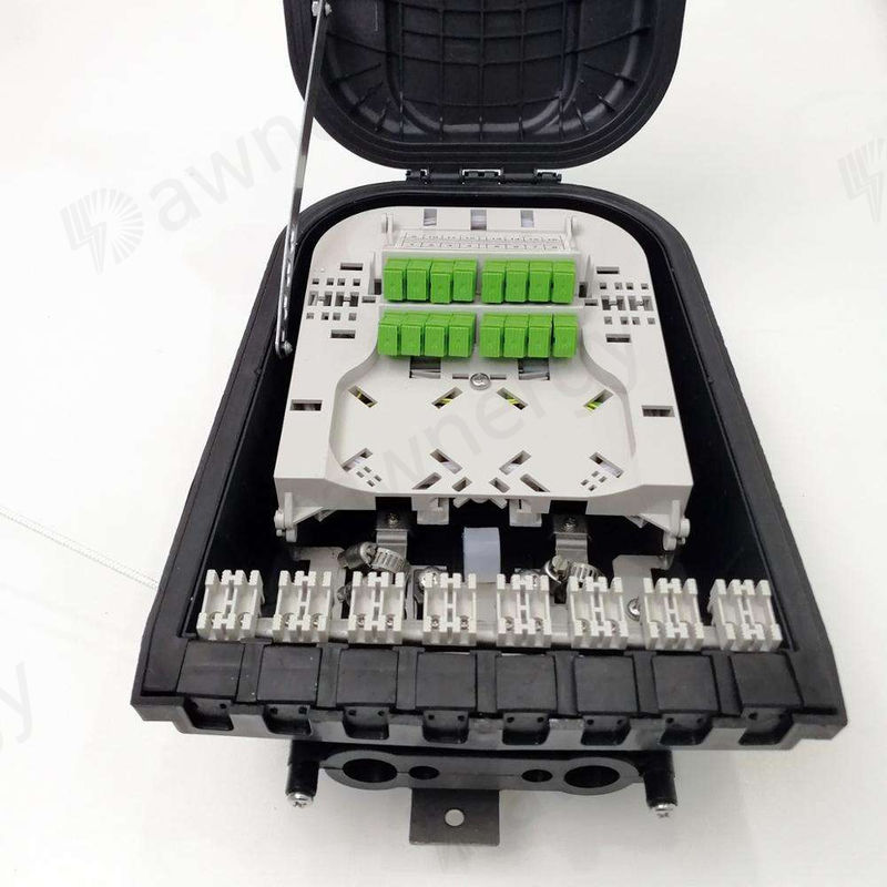 16 Port FTTH Fiber Distribution Box - IP65 Wall/Pole Mount