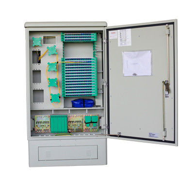 288 Core Steel Outdoor Fiber Distribution Cabinet With The Cassete Splitter