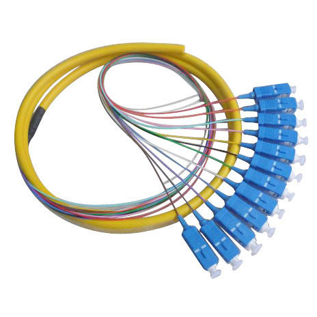 fiber optic pigtail bundle type single mode connector SC UPC