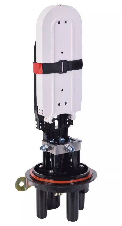 96 Core Dome Type Fiber Optic Splice Closure IP68 Duct And Pole Mounting