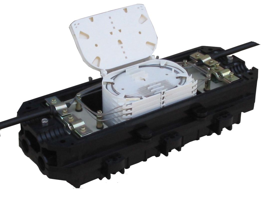 144 Core In-Line Type Fiber Optic Splice Closure For Telecommunication ...