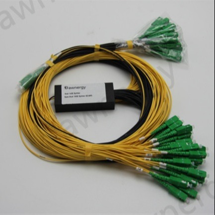 Single Mode Hybrid Fiber Optical PLC Splitter With MPO Connector ...