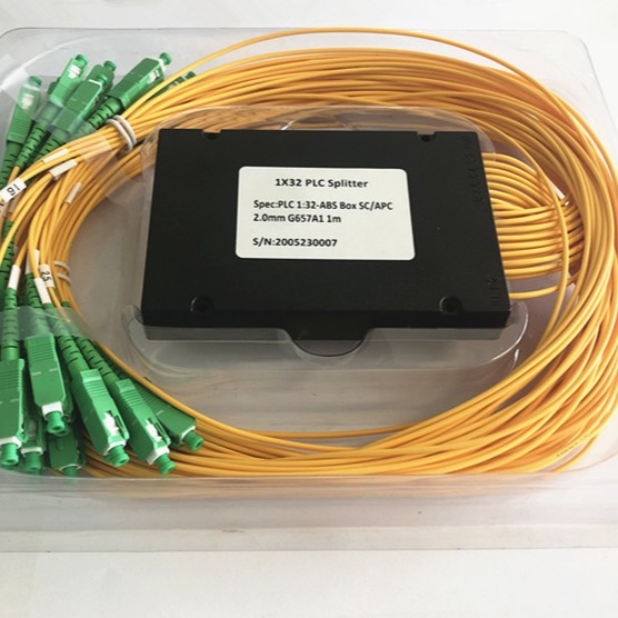 1x32 ABS Cassette Type SC APC Fiber Optical PLC Splitter