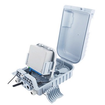 16 Core Fiber Optic Splitting&Splicing Distribution Box with 1/8*2 PLC