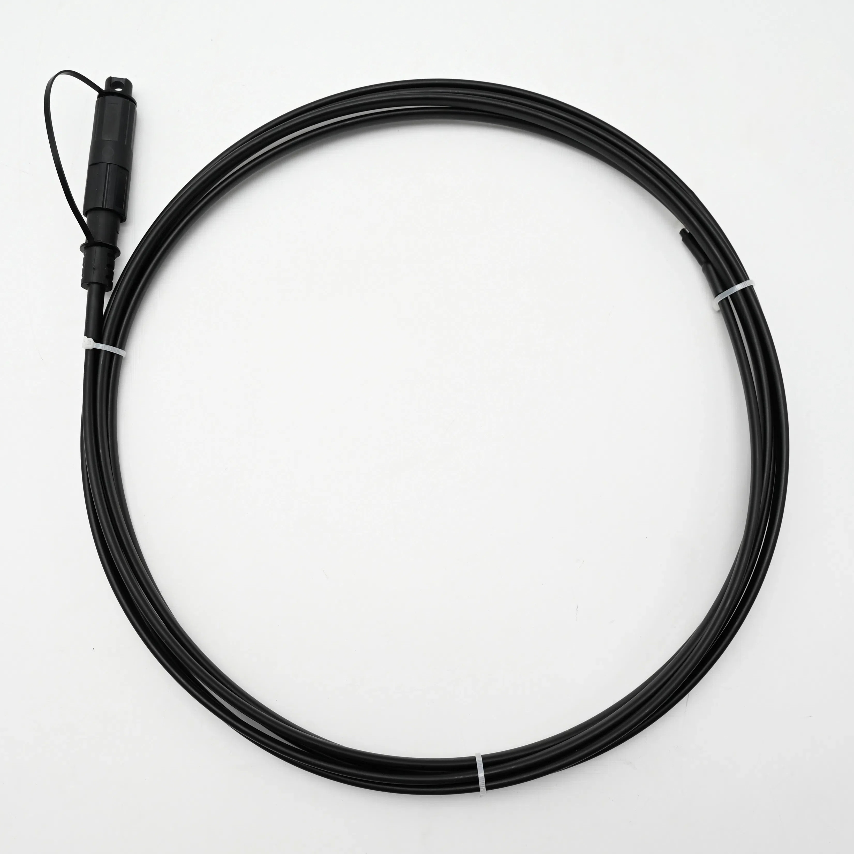 Flat And Round Drop Cable Pigtail With Hardened SC/APC (OptiTap) Connector