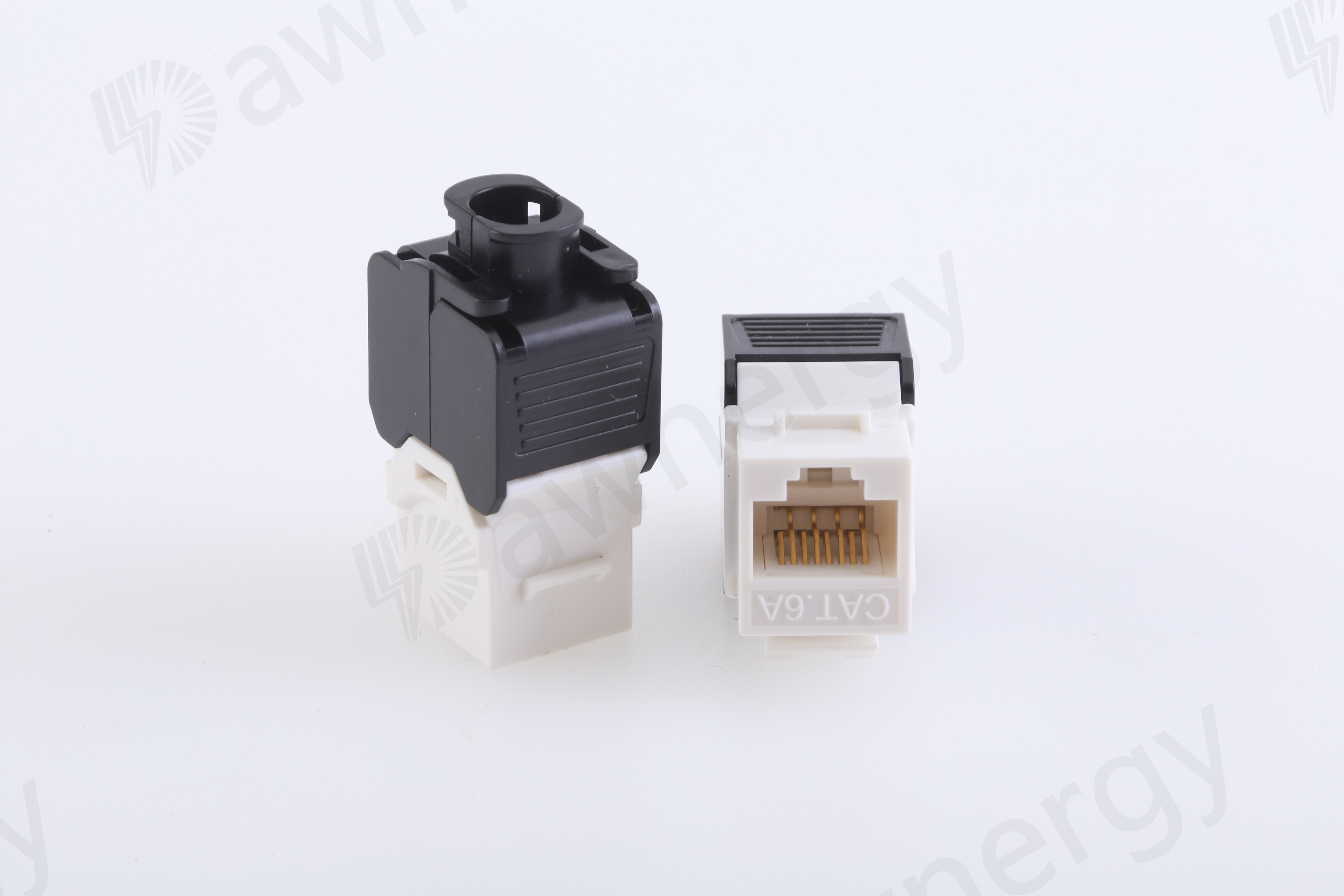 CAT6 Keystone Jack Toolless Design 180° Termination