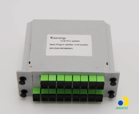 1xN Plug-in Type Fiber Optical PLC Splitter