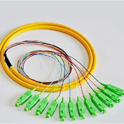 2-48F Indoor Bundle Fiber Optic Pigtail Cable w/ SC/FC/LC/ST/E2000 ...