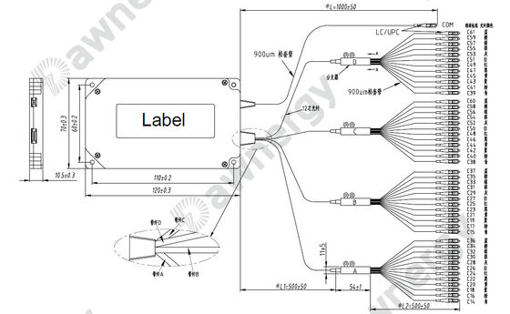 Enhanced Fiber Optic Passive Component with Low Insertion Loss Uniformity