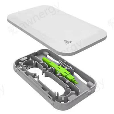 Lightweight Fiber Optic Termination Boxes White 60g Weight For Easy ...