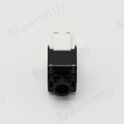 Rj45 Panel Mount Keystone Jack 180 Degree Toolless Connector Female ...