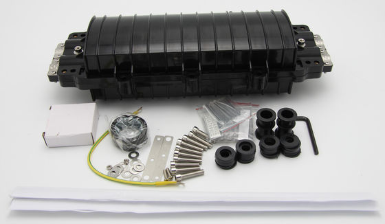IP68 Aerial Fiber Optic Splice Closure 72 Core In-Line Type