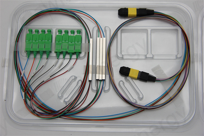 MPO PLC Splitter, MPO Fiber Optic Splitter gpon optical splitter