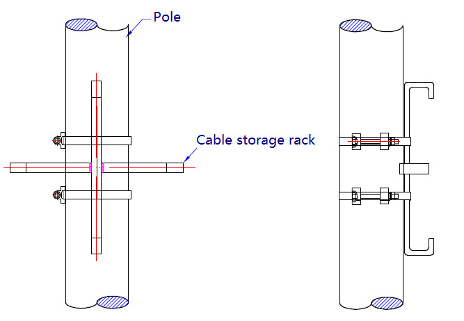 ADSS-CSR Cable Storage Rack Fiber Optic Cable Fittings
