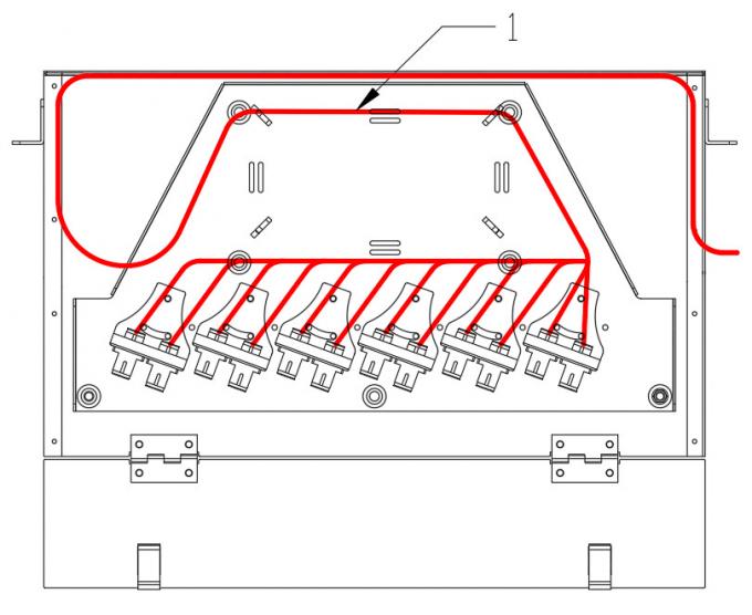DA-ODU48-SC-D 2U ODF Unit Distribution Type